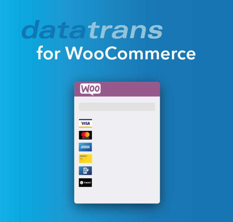 datatrans for WooCommerce – mame demo page
